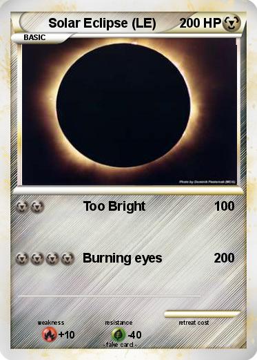 Pokémon Solar Eclipse LE - Too Bright - My Pokemon Card