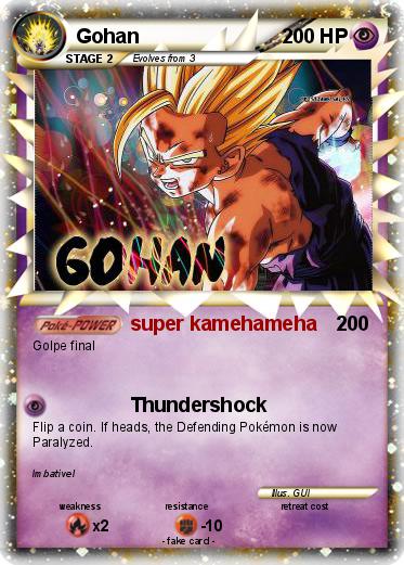 Pokémon Gohan 982 982 - super kamehameha - My Pokemon Card