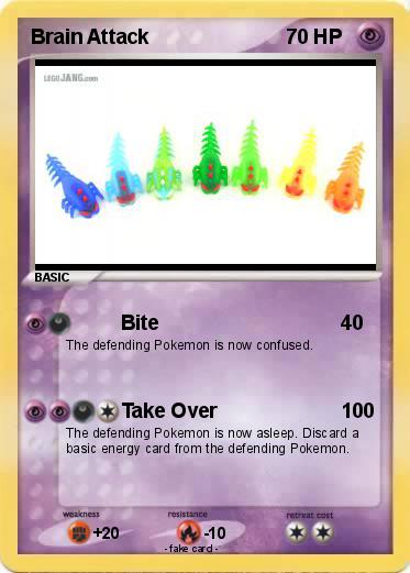 Pokémon Brain Attack - Bite - My Pokemon Card