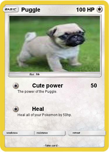 Pokémon Puggle 17 17 - Cute power - My Pokemon Card