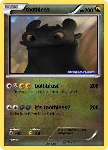 Pokémon toothless 221 221 - bolt-blast - My Pokemon Card