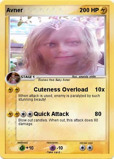 Pokémon Avner 3 3 - Cuteness Overload - My Pokemon Card