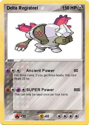 Pokémon Delta Registeel - Ancient Power - My Pokemon Card