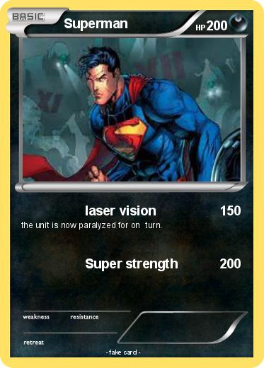 Pokémon Superman 540 540 - laser vision - My Pokemon Card