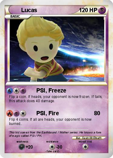 Pokémon Lucas 1228 1228 - PSI, Freeze - My Pokemon Card