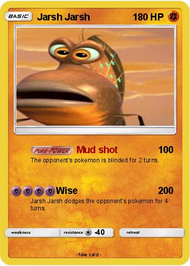 Pokémon Jarsh Jarsh - Mud shot - My Pokemon Card