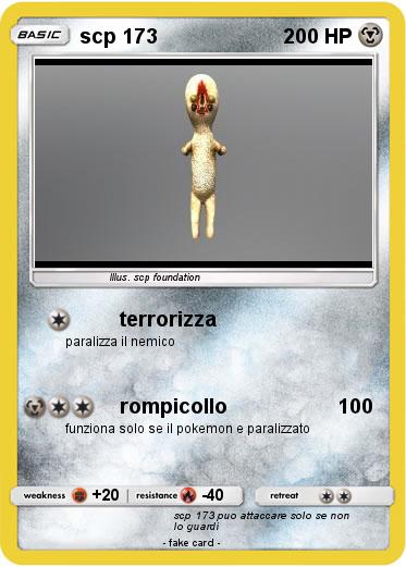 Pokémon scp 173 150 150 - terrorizza - My Pokemon Card
