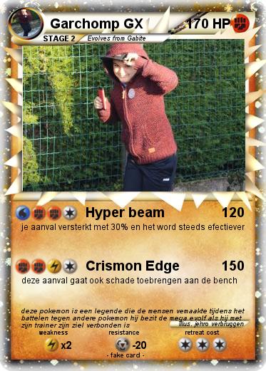 Pokémon Garchomp GX 3 3 - Hyper beam - My Pokemon Card