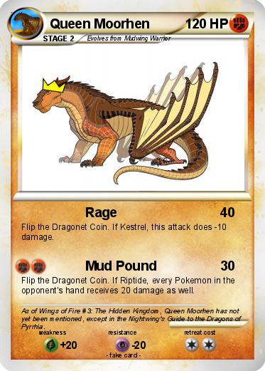 Pokémon Queen Moorhen - Rage - My Pokemon Card