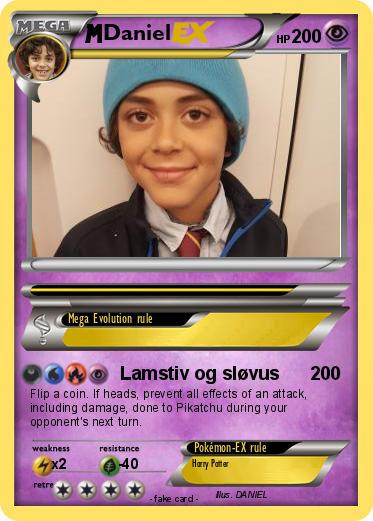 Pokémon Daniel 1179 1179 - Lamstiv og sløvus - My Pokemon Card
