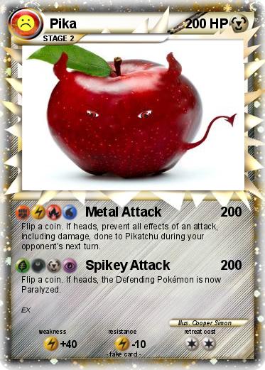 Pokémon Pika 883 883 - Metal Attack - My Pokemon Card