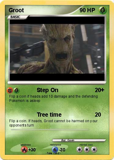 Pokémon Groot 11 11 - Step On - My Pokemon Card