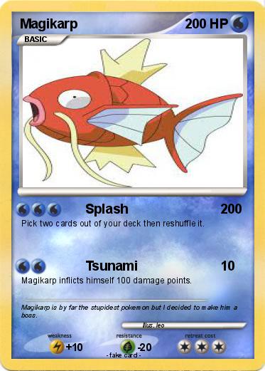 Pokémon Magikarp 1181 1181 - Splash - My Pokemon Card