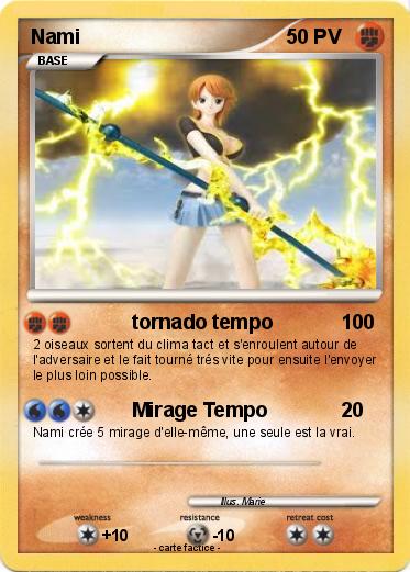 Pokémon Nami 305 305 - tornado tempo - Ma carte Pokémon
