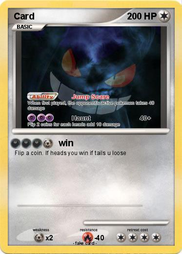 Pokémon Card 287 287 - win - My Pokemon Card