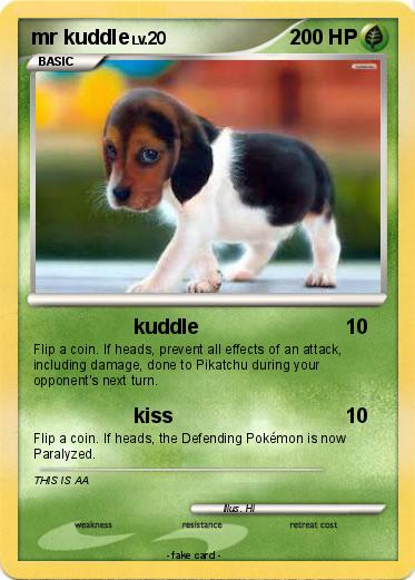 Pokémon mr kuddle - kuddle - My Pokemon Card