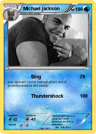 Pokémon Michael jackson 1436 1436 - Sing - My Pokemon Card