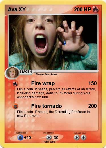 Pokémon Ava XY - Fire wrap - My Pokemon Card