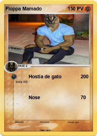 Pokémon Floppa Mamado - Hostia de gato - Mi carta pokémon