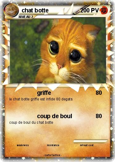 Pokémon chat botte 25 25 - griffe - Ma carte Pokémon