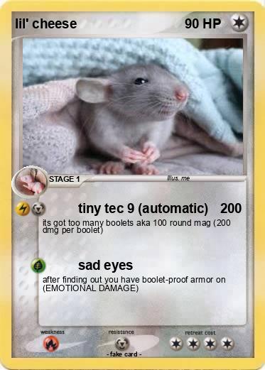 Pokémon lil cheese - tiny tec 9 (automatic) - My Pokemon Card
