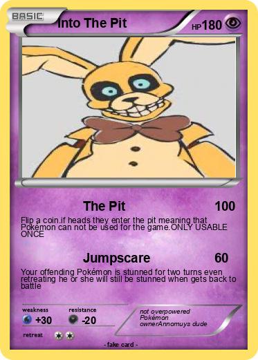 Pokémon Into The Pit 4 4 - The Pit - My Pokemon Card