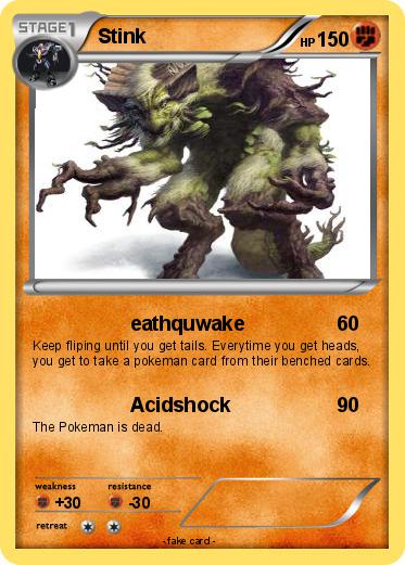 Pokémon Stink 57 57 - eathquwake - My Pokemon Card