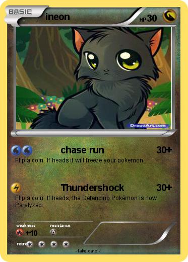 Pokémon ineon 1 1 - chase run - My Pokemon Card