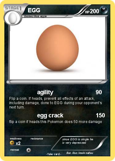 Pokémon EGG 460 460 - agility - My Pokemon Card