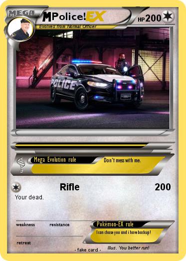 Pokémon Police 219 219 - Rifle - My Pokemon Card