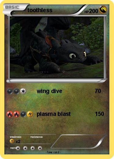 Pokémon toothless 441 441 - wing dive - My Pokemon Card