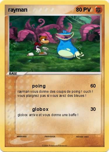 Pokémon rayman 75 75 - poing - Ma carte Pokémon