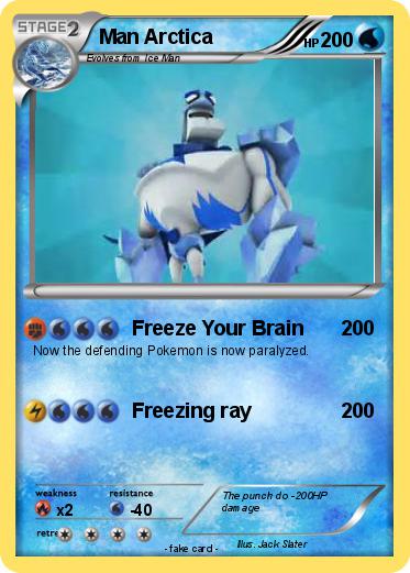 Pokémon Man Arctica 1 1 - Freeze Your Brain - My Pokemon Card