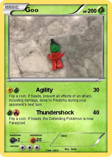 Pokémon Goo 85 85 - Agility - My Pokemon Card