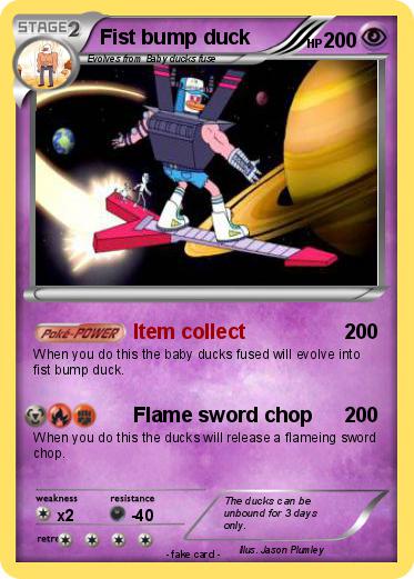 Pokémon Fist bump duck - Item collect - My Pokemon Card