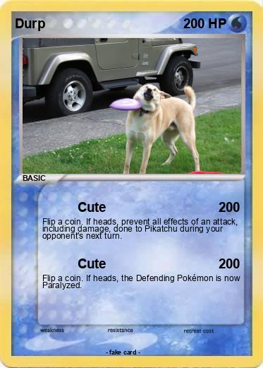 Pokémon Durp 73 73 - Cute - My Pokemon Card