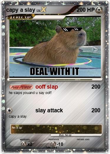 Pokémon capy a slay - ooff slap - My Pokemon Card