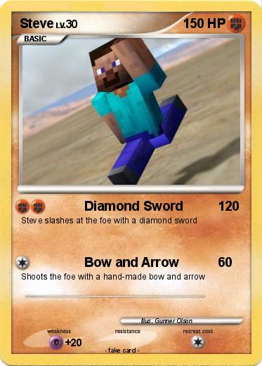 Pokémon Steve 782 782 - Diamond Sword - My Pokemon Card