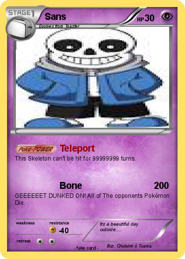 Pokémon Sans 1787 1787 - Teleport - My Pokemon Card