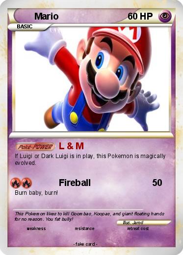Pokémon Mario 2880 2880 - L & M - My Pokemon Card