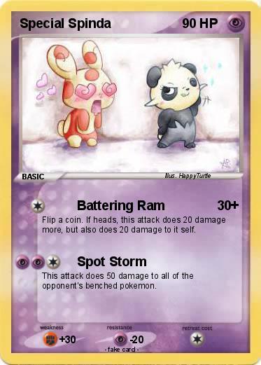 Pokémon Special Spinda - Battering Ram - My Pokemon Card