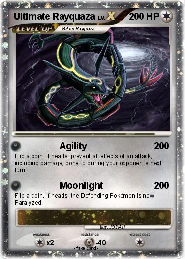 Pokémon Ultimate Rayquaza 23 23 - Agility - My Pokemon Card
