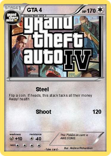 Pokémon GTA 4 22 22 - Steel - My Pokemon Card