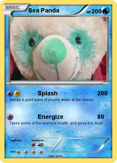 Pokémon Sea Panda 1 1 - Splash - My Pokemon Card