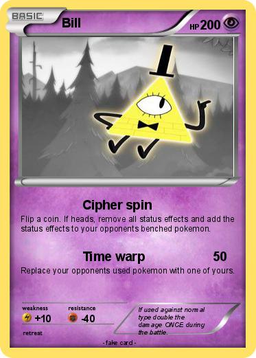 Pokémon Bill 1070 1070 - Cipher spin - My Pokemon Card