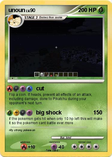 Pokémon unoun - cut - My Pokemon Card