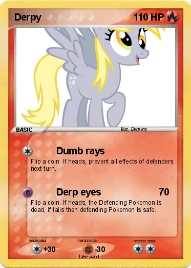 Pokémon Derpy 865 865 - Dumb rays - My Pokemon Card