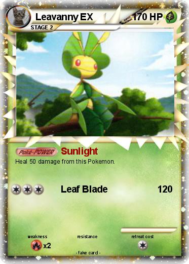 Pokémon Leavanny EX - Sunlight - My Pokemon Card
