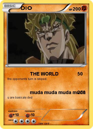 Pokémon DIO 108 108 - THE WORLD - My Pokemon Card
