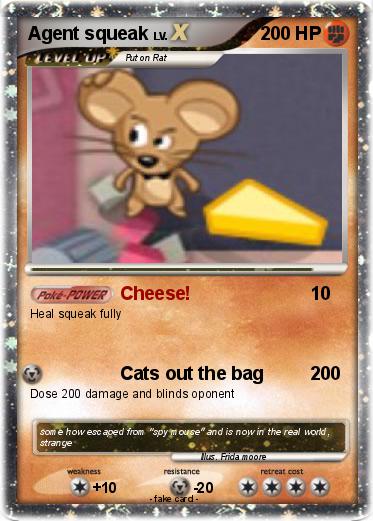Pokémon Agent squeak - Cheese! - My Pokemon Card